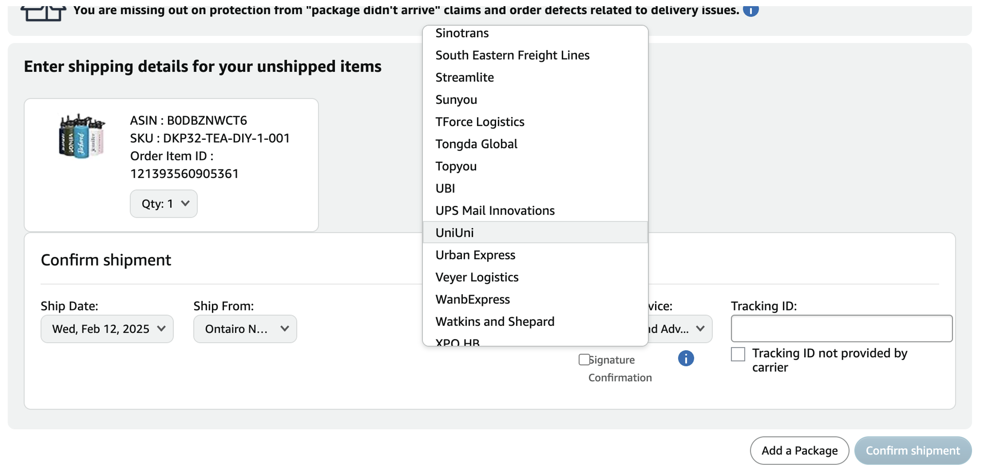 UniUni Launches Self-fulfillment Shipping Integration on Amazon U.S. • UniUni